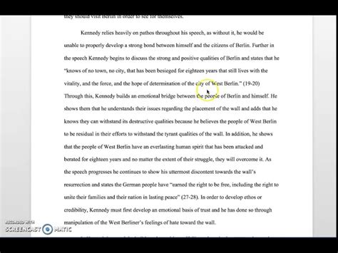 Rhetorical Essay Template Sample Rhetorical Analysis Essay Video
