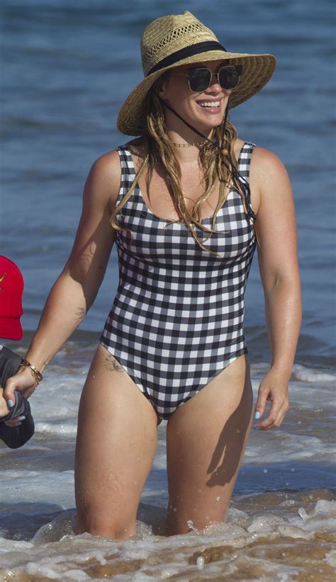 Hilary Duff In Swimsuit At A Beach In Maui 08 02 2017 Hawtcelebs