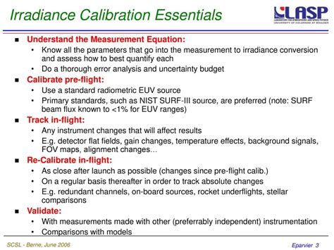 Solar Spectral Irradiance Measurements By LASP Ppt Download