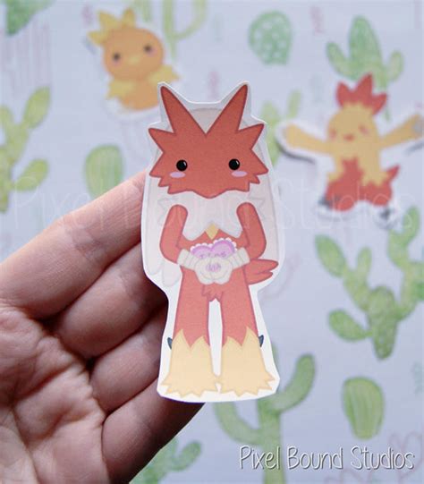 Chibi Blaziken Sticker And Magnet By Pixelboundstudios On Deviantart