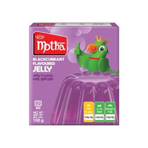 Motha Blackcurrant Flavored Jelly 100g Shion Lanka Foods