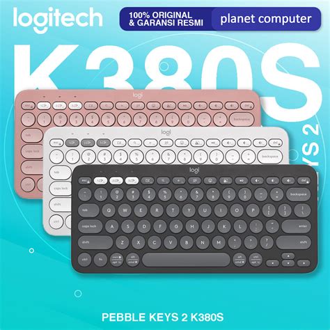 Jual Logitech Pebble Keys2 K380s Keyboard Wireless Bluetooth Multi