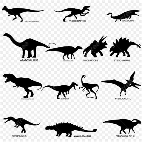 Dinosaur Silhouette Dino Silhouette Vector Art Icons And Graphics