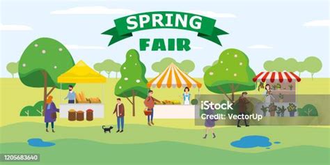 봄 박람회 축제 음식 거리 박람회 시장 가족 축제 길거리 음식을 먹고 걷고 쇼핑하고 함께 즐거운 시간을 보입니다 텐트 차양