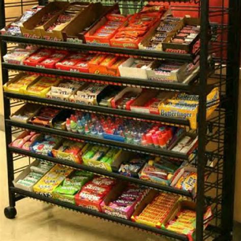 Candy Shelf Candy Display Grocery Store Design Supermarket Design