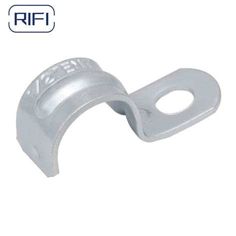 Galvanized Saddle Clamp One Hole Emt Conduit Strap Electrical One