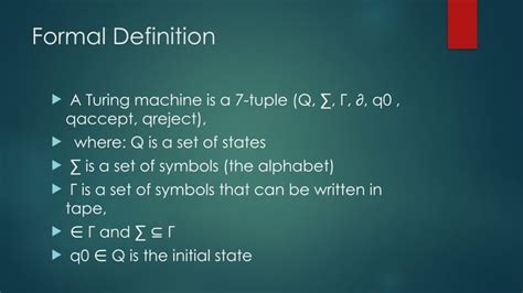 Turing Machine Theory And Making Process Pptx