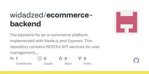 Github Widadzed Ecommerce Backend The Backend For An E Commerce Platform Implemented With