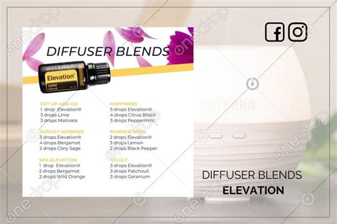 Diffuser Blends Elevation Diffuser Blends Doterra Diffuser Blends