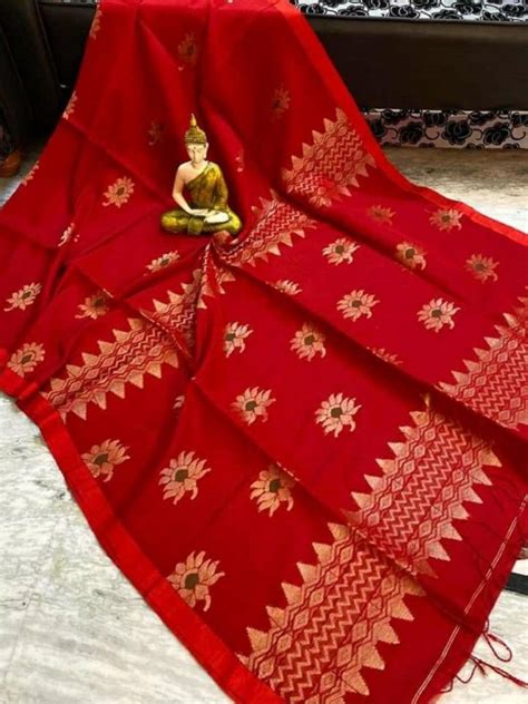 Buy Linen Cotton Sarees Online In India Linen Cotton Sarees