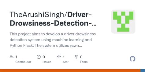 Github Thearushisingh Driver Drowsiness Detection System This