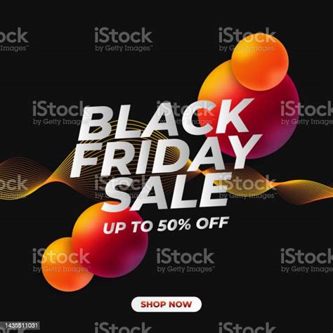 블랙 프라이데이 판매 배너 3d 유체와 검은 배경에 곡선 파도 11월에 대한 스톡 벡터 아트 및 기타 이미지 11월 3차원 형태 고객 참여 Istock