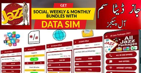 Jazz Data Sim Packages List Freedom GB Jazz