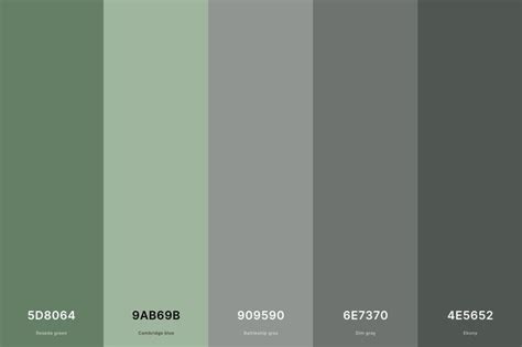 Grey Green Color Palette Green Colour Palette Grey Color Palette