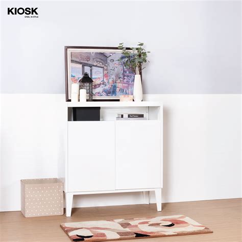 ตู้โชว์ ตู้ใส่เอกสาร ตู้ใส่ของ ตู้ใส่หนังสือ ตู้ 2 บานเปิด ตู้เหล็ก Kiosk