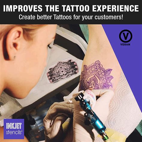 Inkjet Stencils® Bottle Maple Tattoo Supply