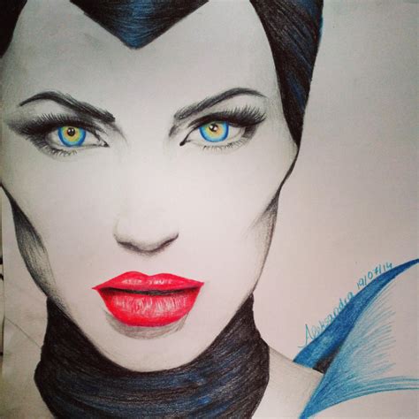 Maleficent Drawing Colour By Xaleksandraxx On DeviantArt