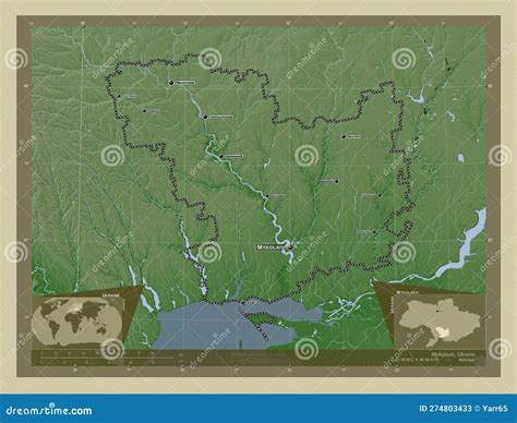 Mykolayiv Ukraine Wiki Labelled Points Of Cities Stock Illustration Illustration Of