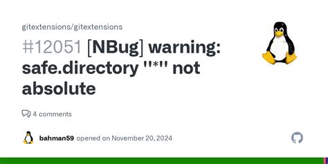 Nbug Warning Safedirectory Not Absolute · Issue 12051