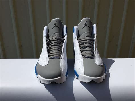 Nike Air Jordan Xiii 13 Retro Unisex Basketball Shoes Hot White Blue