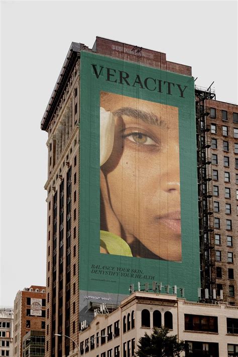 Bold And Dynamic City Billboard Design For Modern Beauty Brand