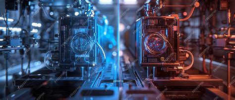 Comparison Of Quantum And Classical Computing Premium Ai Generated Image