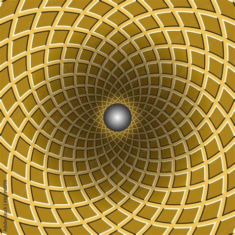 Checkered Funnel Rotating Hole Motley Moving Background Optical Illusion Illustration Stock Checkered Funnel Rotating Hole Motley Moving Background Optical Illusion Illustration Stock