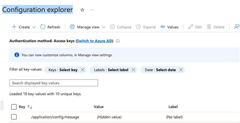 How To Setup And Use Azure Appconfig For Spring Boot Cloud Properties By Ian Rolfe Medium
