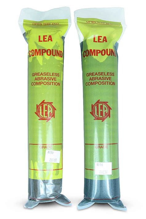 Greaseless Compounds And Abrasive Cements Products Lea Manufacturing