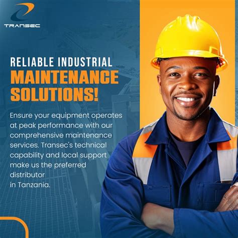 Industrialmaintenance Equipmentcare Localsupport Technicalexpertise Transectanzania