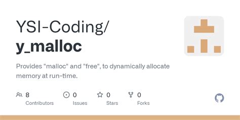 Github Ysi Codingymalloc Provides Malloc And Free To