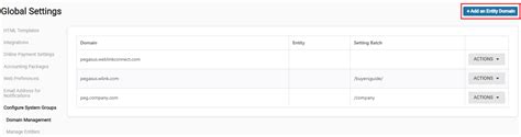 Entity Domain Management Memberclicks Trade