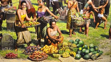 Peintures Scènes De Vie Khmer Angkor រូបភាពគំនូរនៃជីវិតខ្មែរសម័យអង្គរ Cambodge P Penh Maurice