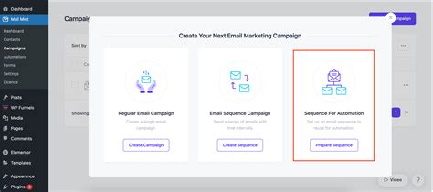 How To Create An Email Sequence For Automation In Mail Mint