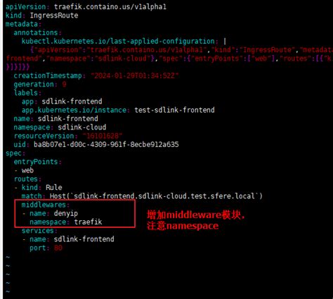 在kubernetes里使用traefik插件实现ip黑名单功能 测试开发笔记