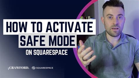 Disable Scripts In Edit Mode On Squarespace How To Activate Safe Mode Youtube