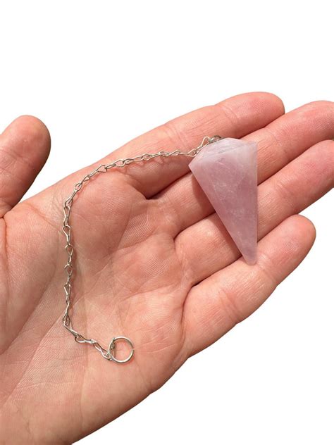 Rose Quartz Pendulum New Moon Beginnings