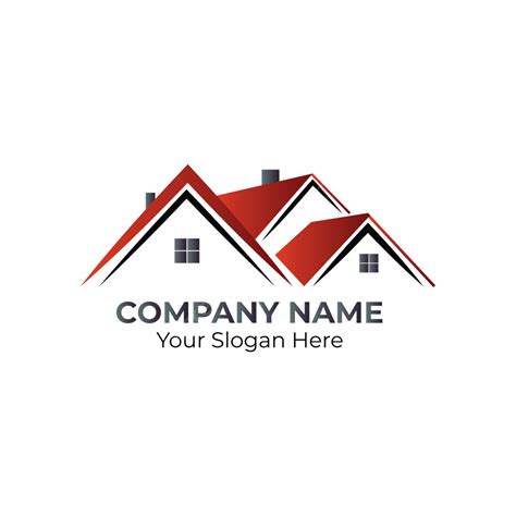 Real Estate Home Logo Design Vector Free Download Real Estate Logo Logo Design Logo Vector