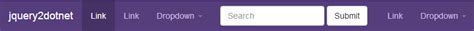 Bootstrap Navigation Custom Design Jquery Dotnet
