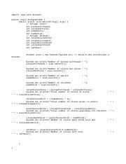 Assignment01 Java Import Java Util Scanner Public Class Assignment01