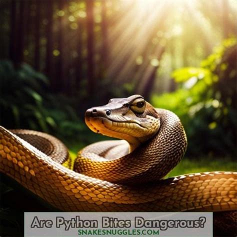 Pythons Have Sharp Teeth For Strong Biting Uses Include Hunting And Defense