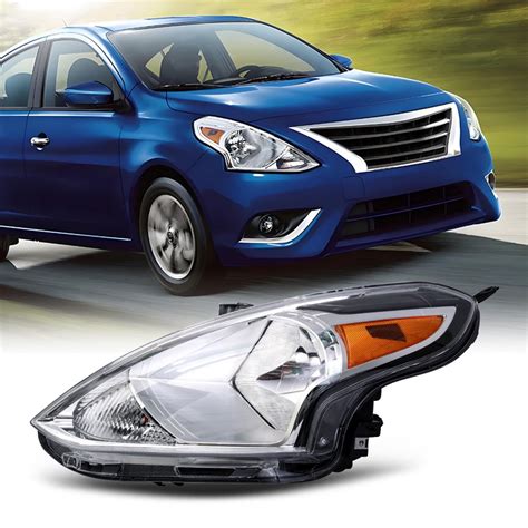 Headlight Assembly Fit For 2015 2019 Versa Left Driver Sideamber