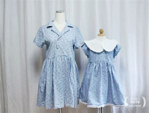엄마랑딸 커플룩 원피스 만들기 네이버 블로그