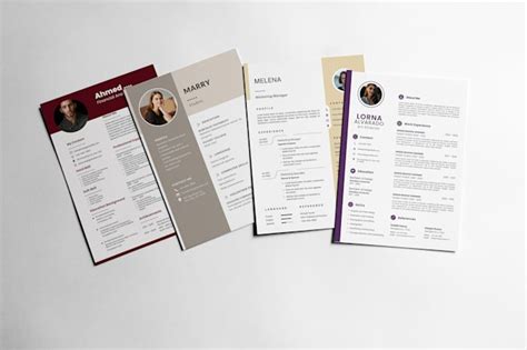 Design An Awsome Attractive Cv Template For Your Dream Job By Mouna
