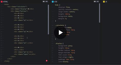 🧮 just built a simple calculator using html css and javascript
