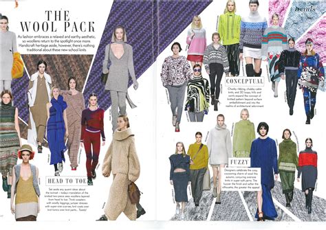 Vogue Trend The Wool Pack Fashion Magazine Layout Fashion Editorial