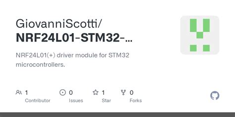 github giovanniscotti nrf24l01 stm32 driver nrf24l01 driver