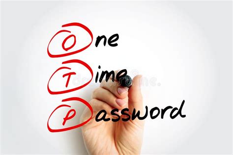 OTP One Time Password Is A Password That Is Valid For Only One Login Session Or Transaction