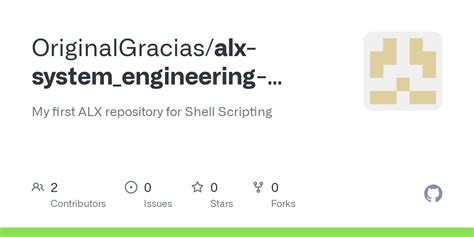 Github Originalgraciasalx Systemengineering Devops My First Alx