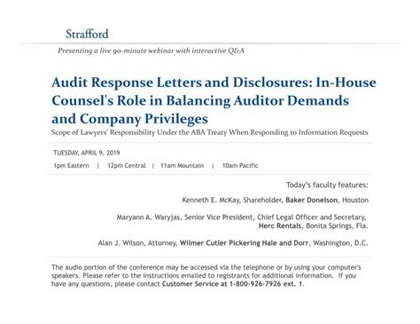 PDF Audit Response Letters And Disclosures In House Media Straffordpub Com Products Audit